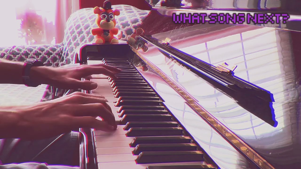 Picking out FNaF songs on piano #8 (Lights Out by Kyle Allen music ...