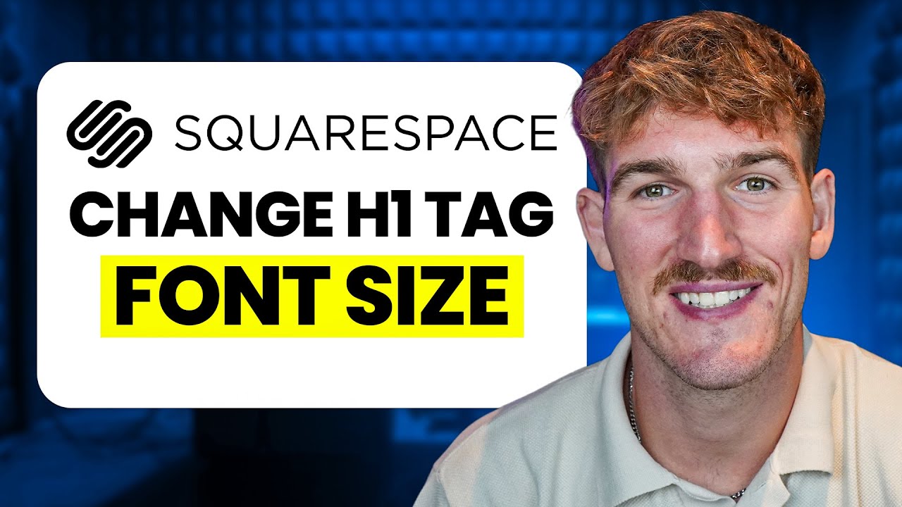 How to Change H1 Tag Font Size on Squarespace (CSS Guide) - YouTube