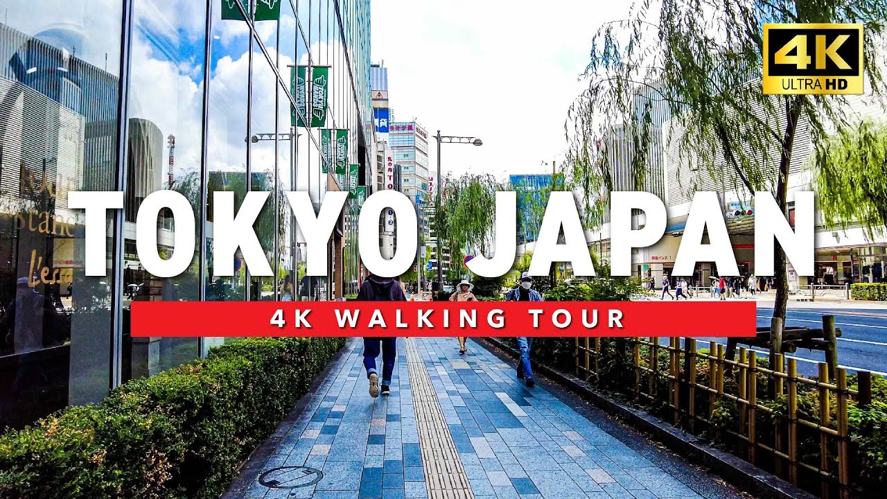 [🇯🇵Tokyo💖] Walking towards Tokyo's famous bus stops 4K 60fps ASMR - YouTube