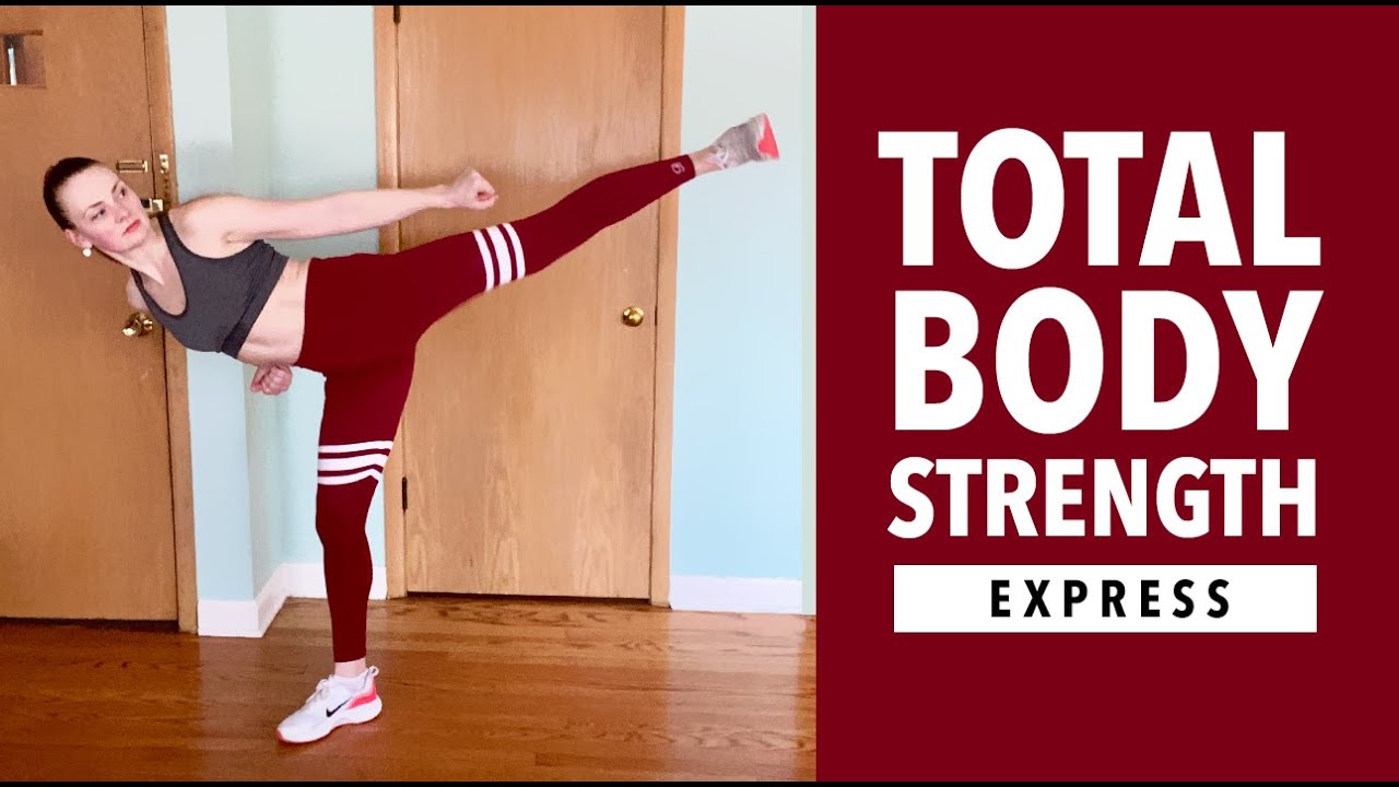 30 Minute Total Body Strength Express Workout with Weights - YouTube