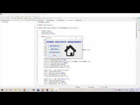 Chương trình quản lý nhân sự bằng Java và SQL Server | Quản lý nhân sự ...