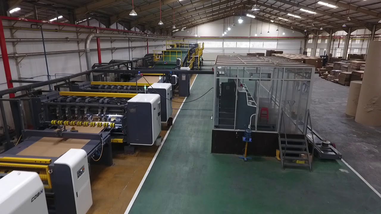 2022 NEW Corrugator Corrugated Cardboard TCY - YouTube