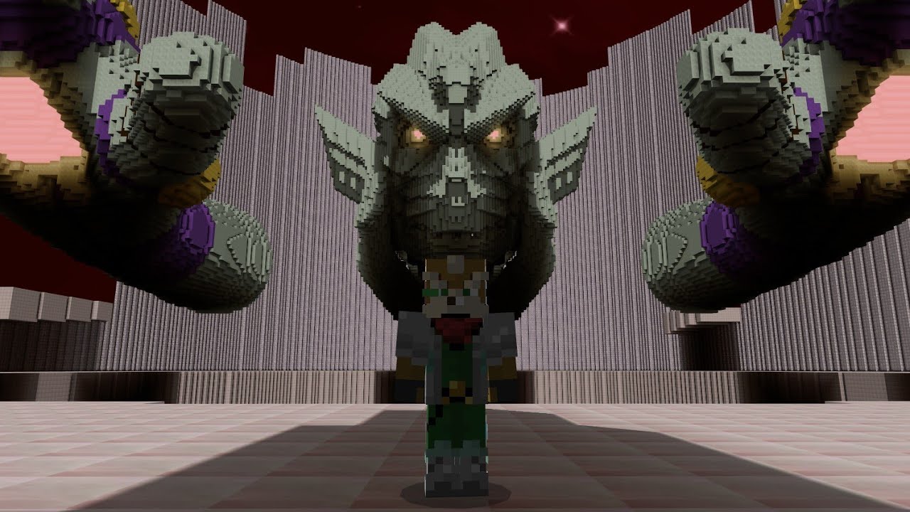Minecraft Star Fox Zero - Final Battle with Andross - YouTube
