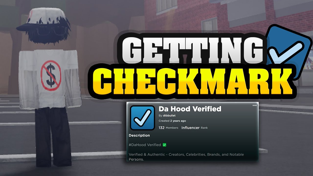 Getting Checkmark In Da Hood ☑️ - YouTube