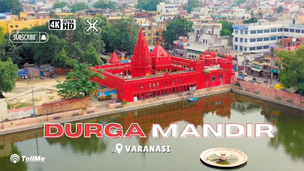 Experience the MAGIC of Durga Kund's Durga Temple in Varanasi! - YouTube