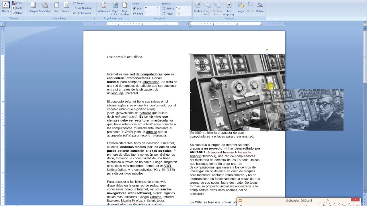 Creando un pequeño artículo de revista - YouTube