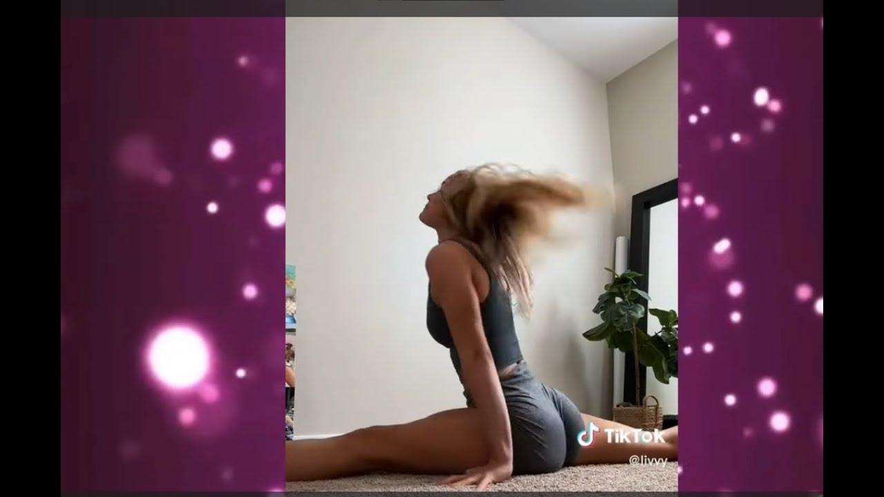 Livvy Dunne Tiktok Doing The Splits - YouTube