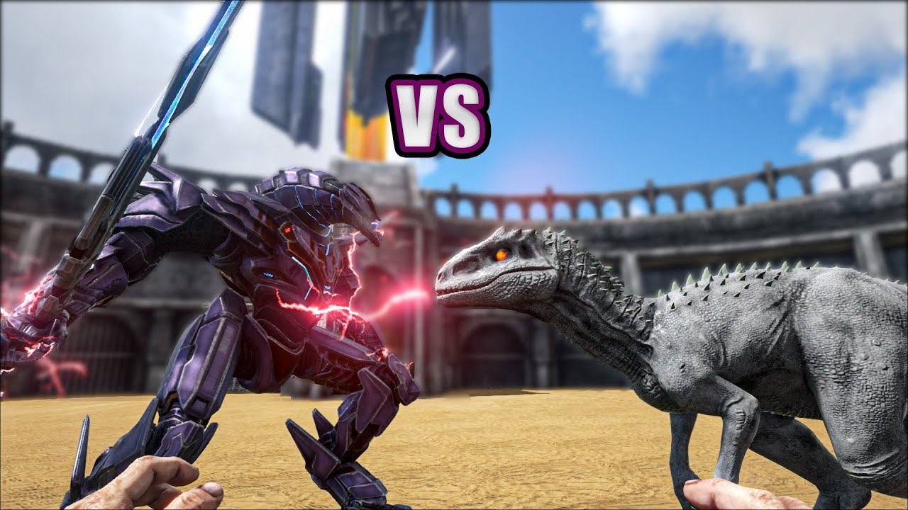 Jaeger VS Indominus REX |ARK Mod Battle #26 - YouTube