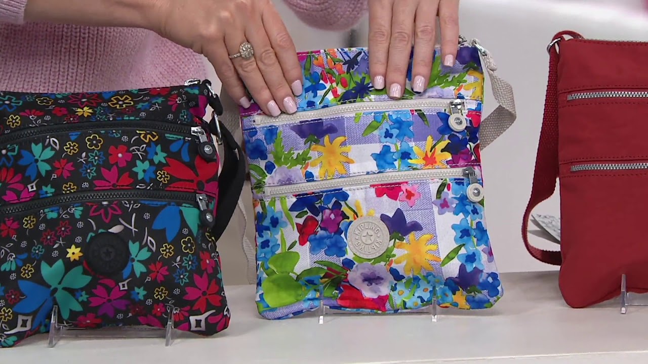 Kipling Mini Triple Zip Crossbody Bag - Keiko on QVC - YouTube