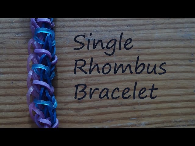 Single Rhombus Rainbow Loom