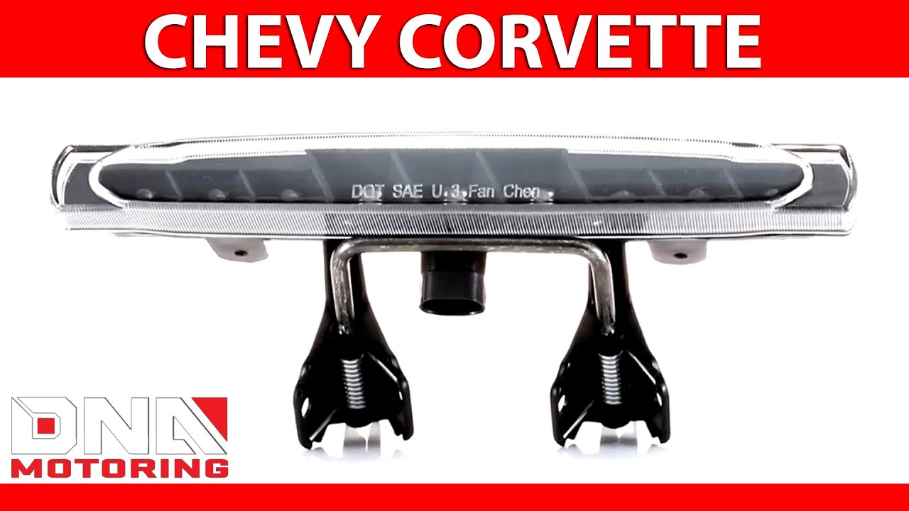 DNA Motoring 97-04 Chevy Corvette LED Black Third Brake light - YouTube