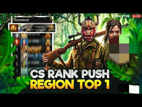Free Fire Live 🔥 CS Ranked Push To Region || Hard Pushing CS Ranked ...