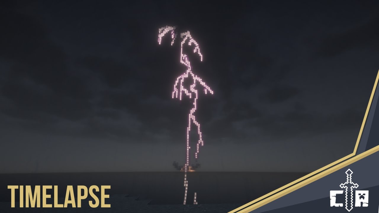MINECRAFT Lightning Bolt Timelapse - YouTube