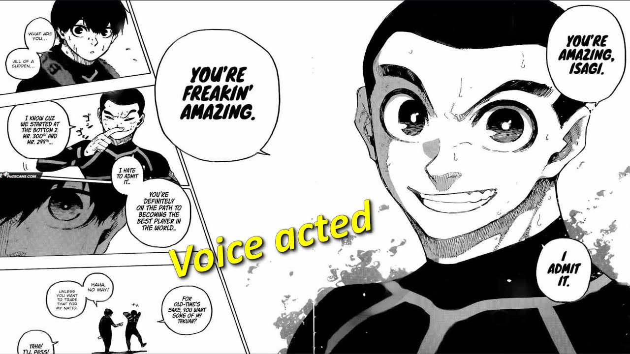 Kaisagi Voice Acting Blue Lock Chapter 241and242 Youtube