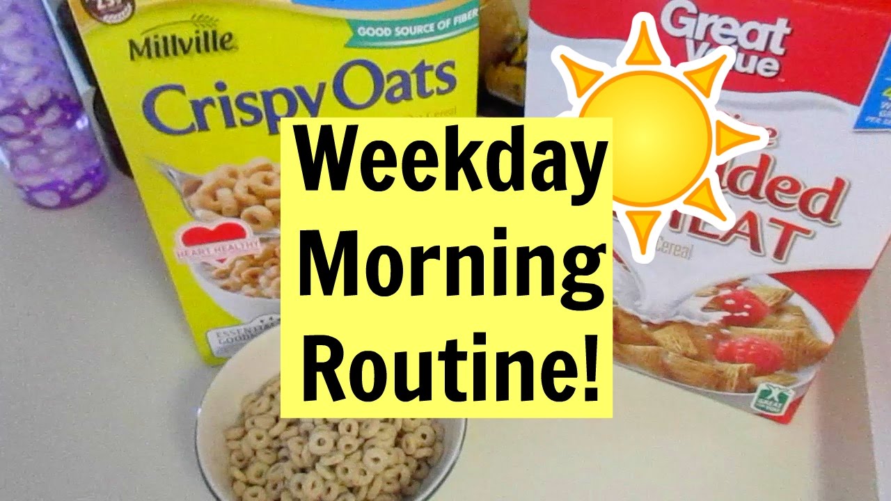 MY WEEKDAY MORNING ROUTINE! - YouTube
