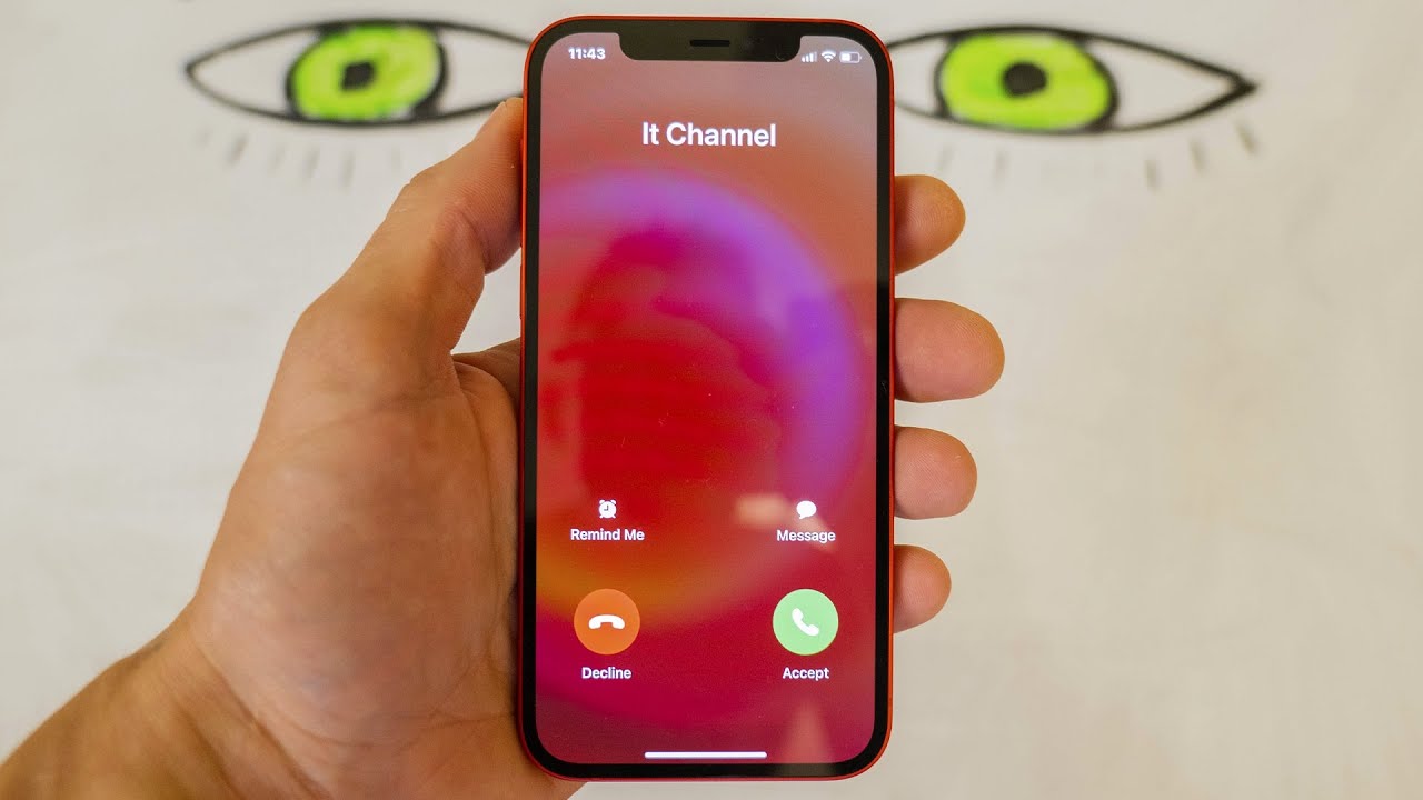 Funny iPhone 12. Prank Incoming Call - YouTube