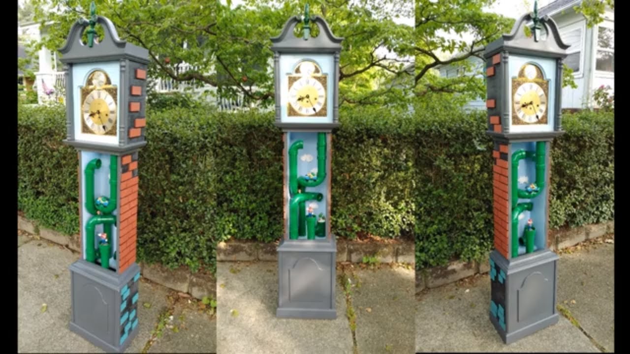 Super Mario Bros Grandfather Clock - YouTube