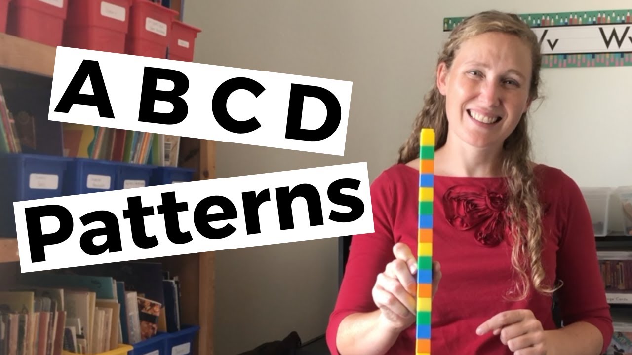 ABCD Patterns - rhymes, shapes, coins, colors, movement, and learning ...
