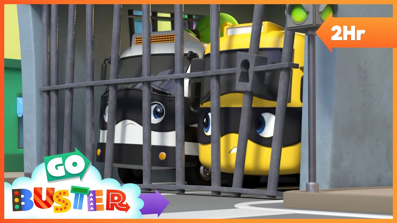 Cops and Robbers | Go Gecko's Garage! | Go Buster | Kids Cartoons - YouTube