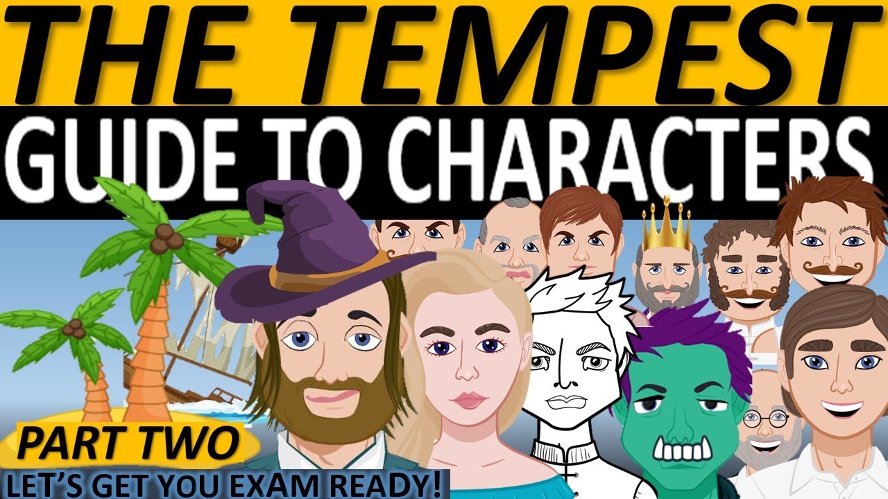 The Tempest: Guide to Key Characters Part Two - YouTube