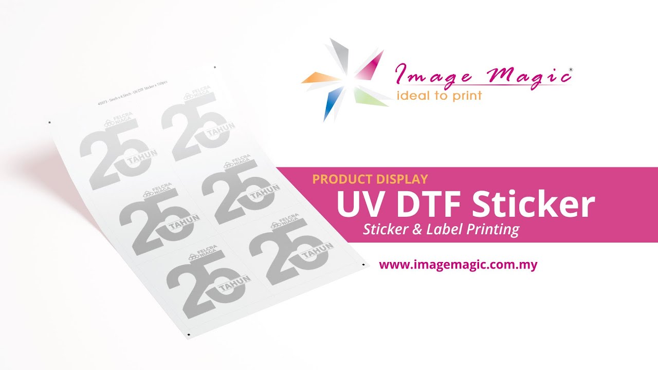 UV DTF Sticker - Sticker & Label Printing 2 - YouTube