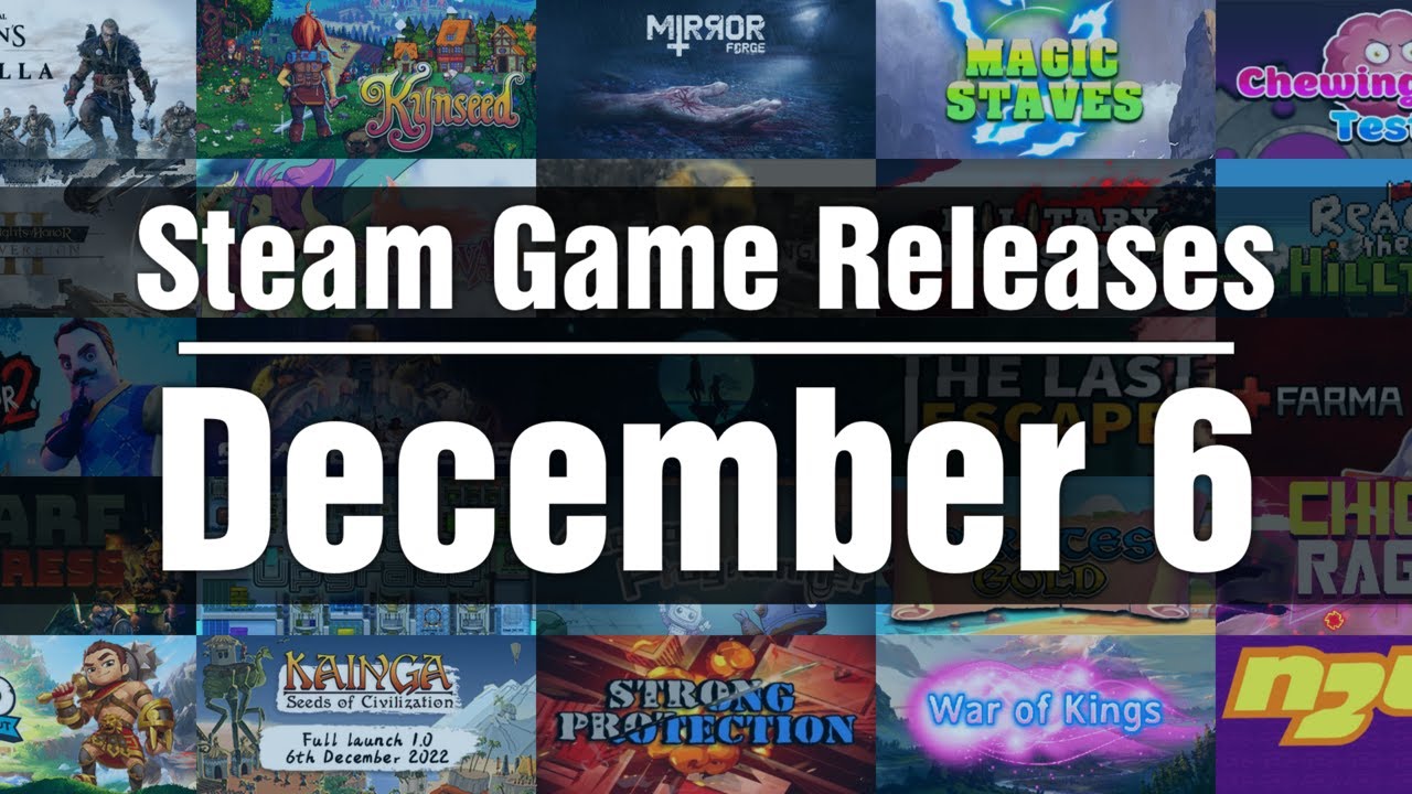 New Steam Games - Tuesday December 6 2022 - YouTube