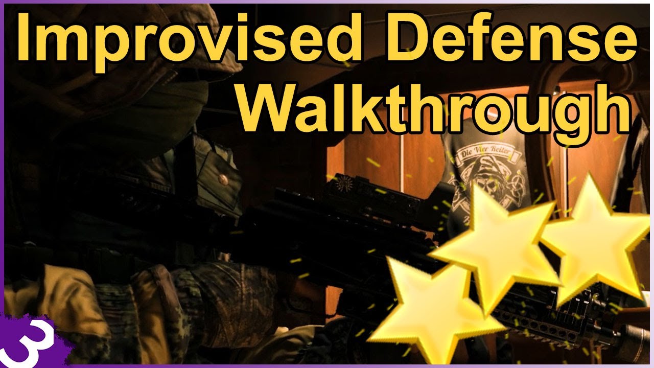 Improvised Defense - Rainbow Six Siege Situations Walkthrough - YouTube