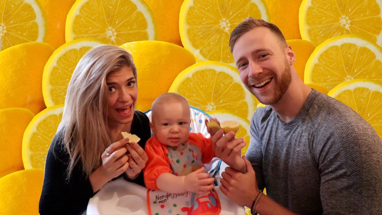 BABY'S REACTION TO EATING LEMON **HILARIOUS** - YouTube
