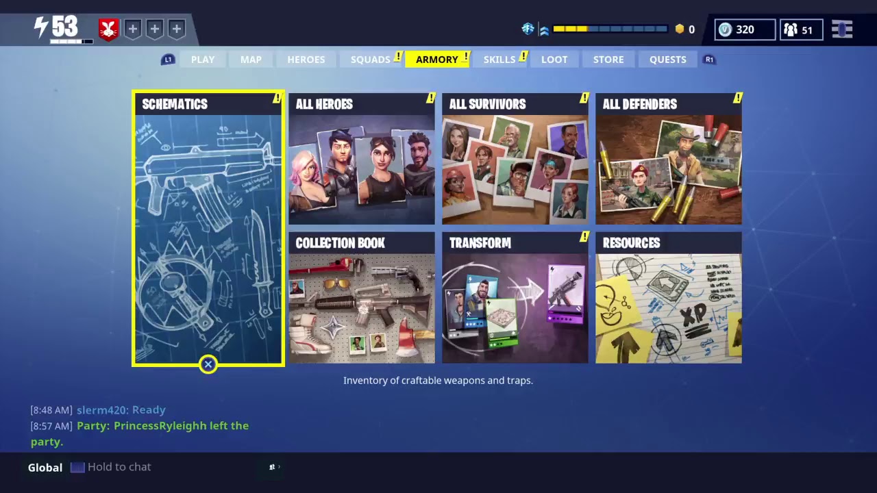 FORTNITE VINDERTECH WEAPONS PVE SAVE THE WORLD CANNY VALLEY LV 51+ COME ...