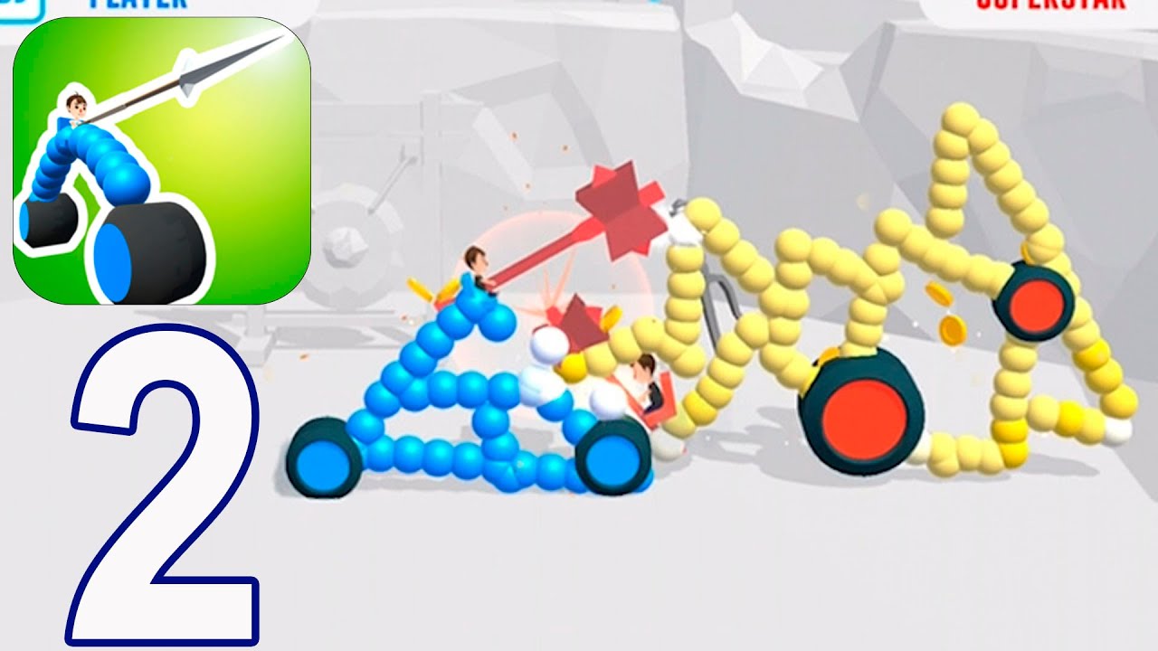 Draw Joust - Gameplay Walkthrough Part 2 - Levels 21 - 40(iOS, Android ...