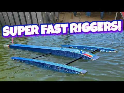(CARBON FIBER RIGGER MANIA!!)) BOTH TWIN AND SINGLE! RC BOATS - YouTube