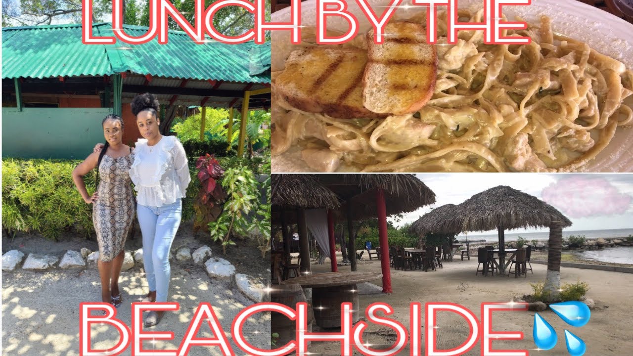WE HAD LUNCH BY THE BEACHSIDE @CHILL OUT HUT IN MONTEGO BAY.🛖🏖💦🌴 - YouTube