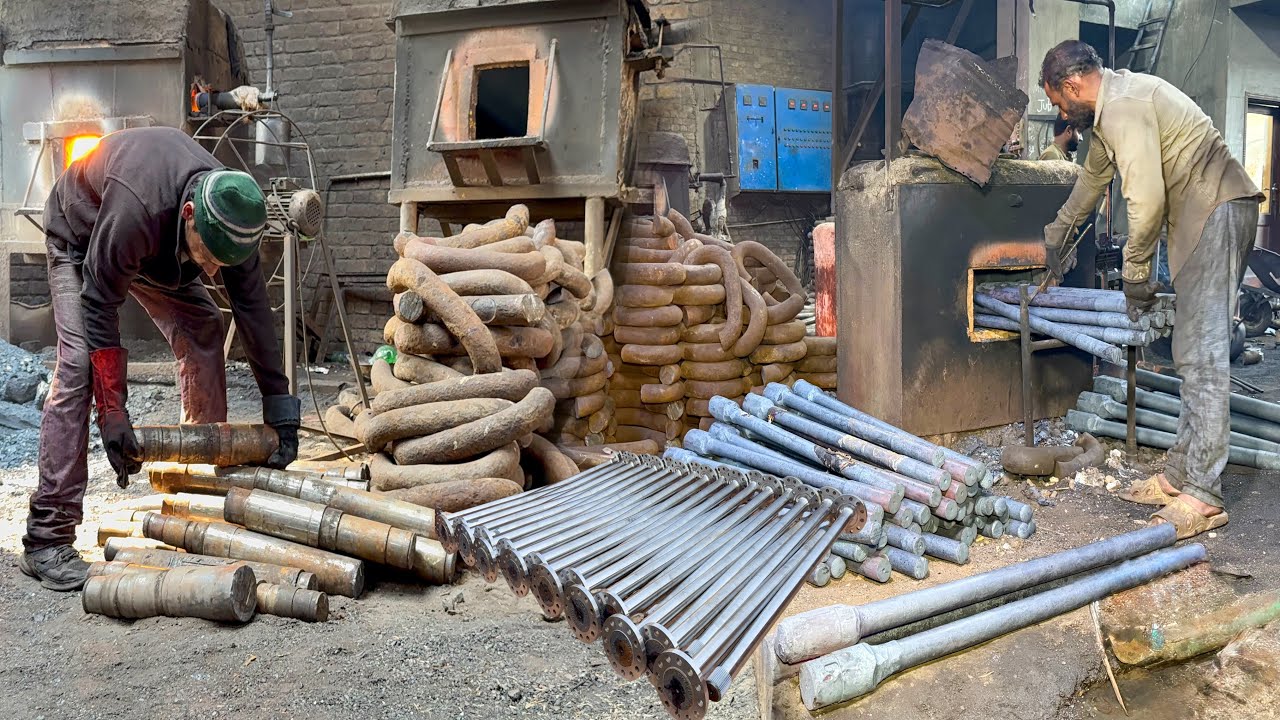 How Metal Forging Creates the Strongest Truck Axles Inside the Factory ...
