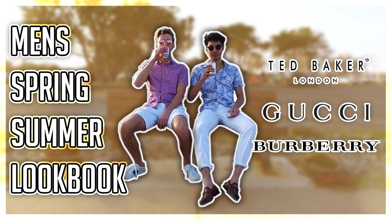 Men's Spring/Summer Lookbook | 4 Different Outfits - YouTube