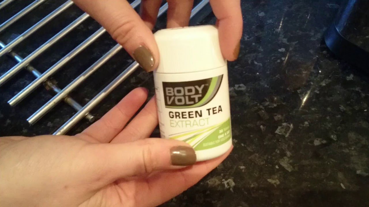 Body volt 600mg green tea extract tablets - YouTube