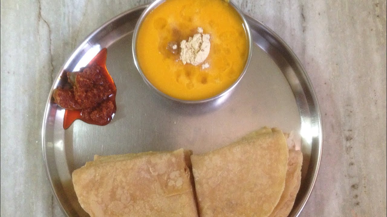 Mango Juice- Desi style Keri No Ras // AamRas with Roti - YouTube