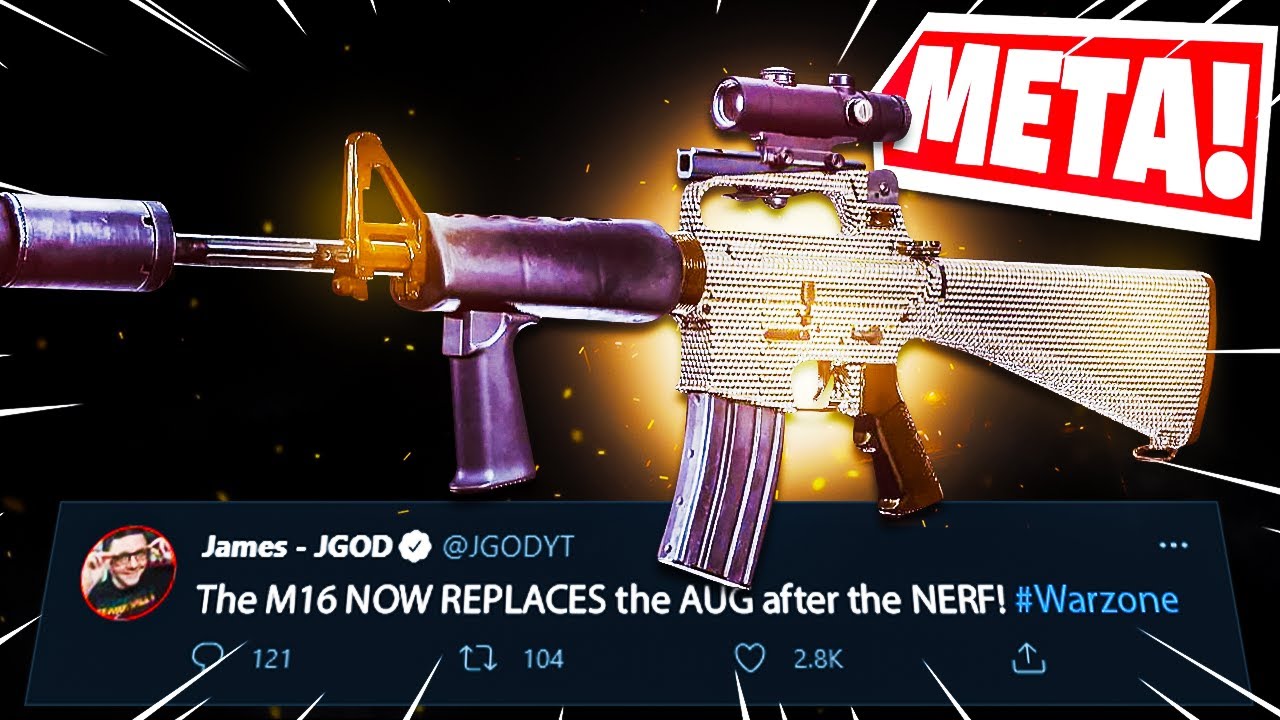 *NEW META* M16 REPLACES the AUG After NERF! BEST M16 Class Setup for ...