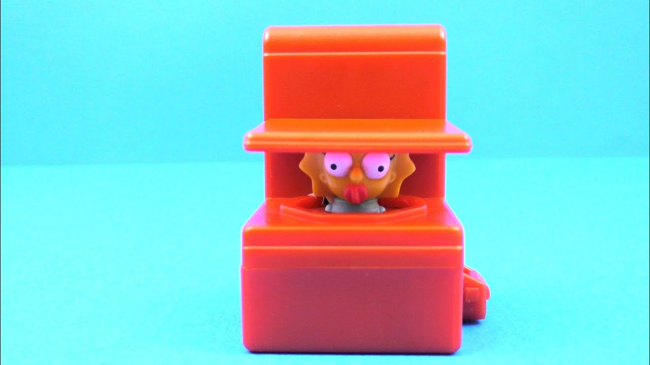 Maggie Simpson Burger King Simpsons Couch A Bunga Toy #5 Complete Set 6 ...
