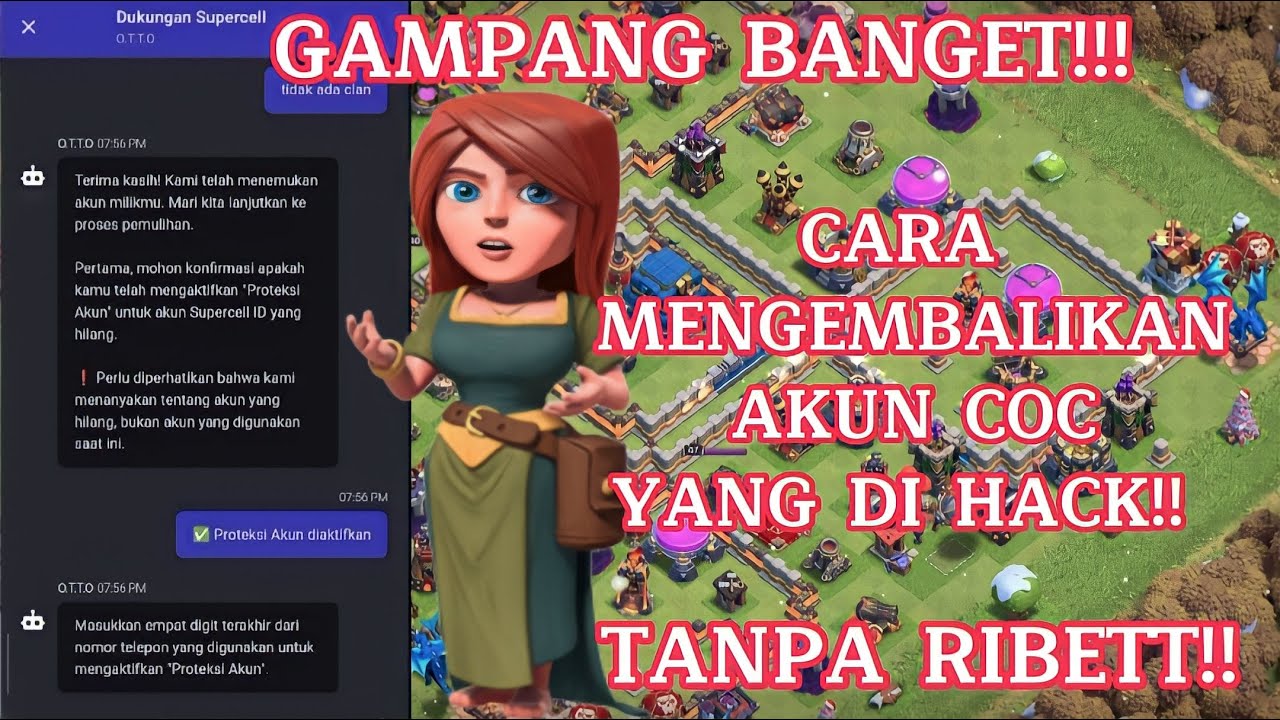 Cara Mengembalikan Akun COC Yang Di Hack - YouTube