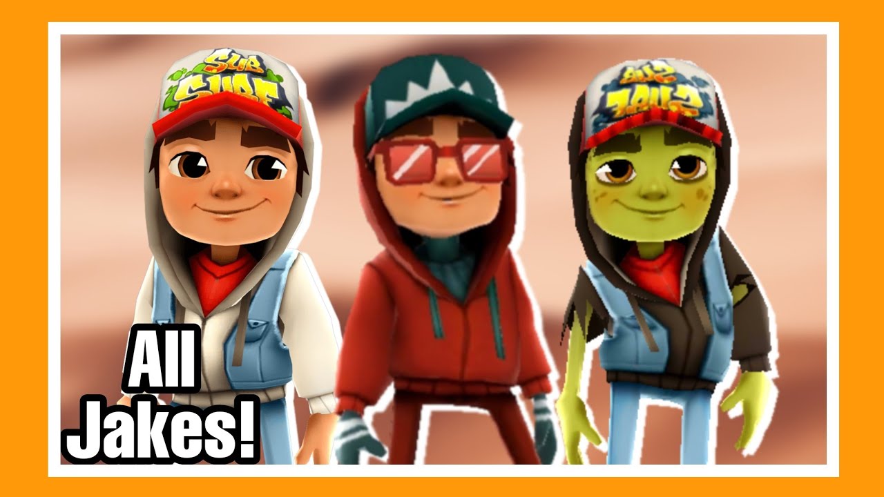 All Jakes : Zombie Jake , Festive Jake and Jake : Subway Surfers - YouTube