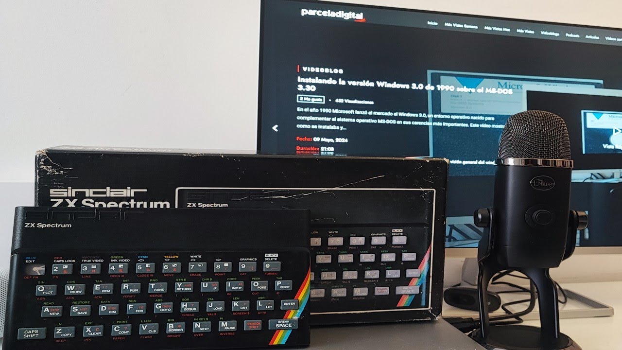 Así es un ZX Spectrum 16K de Sinclair de 1982 - YouTube