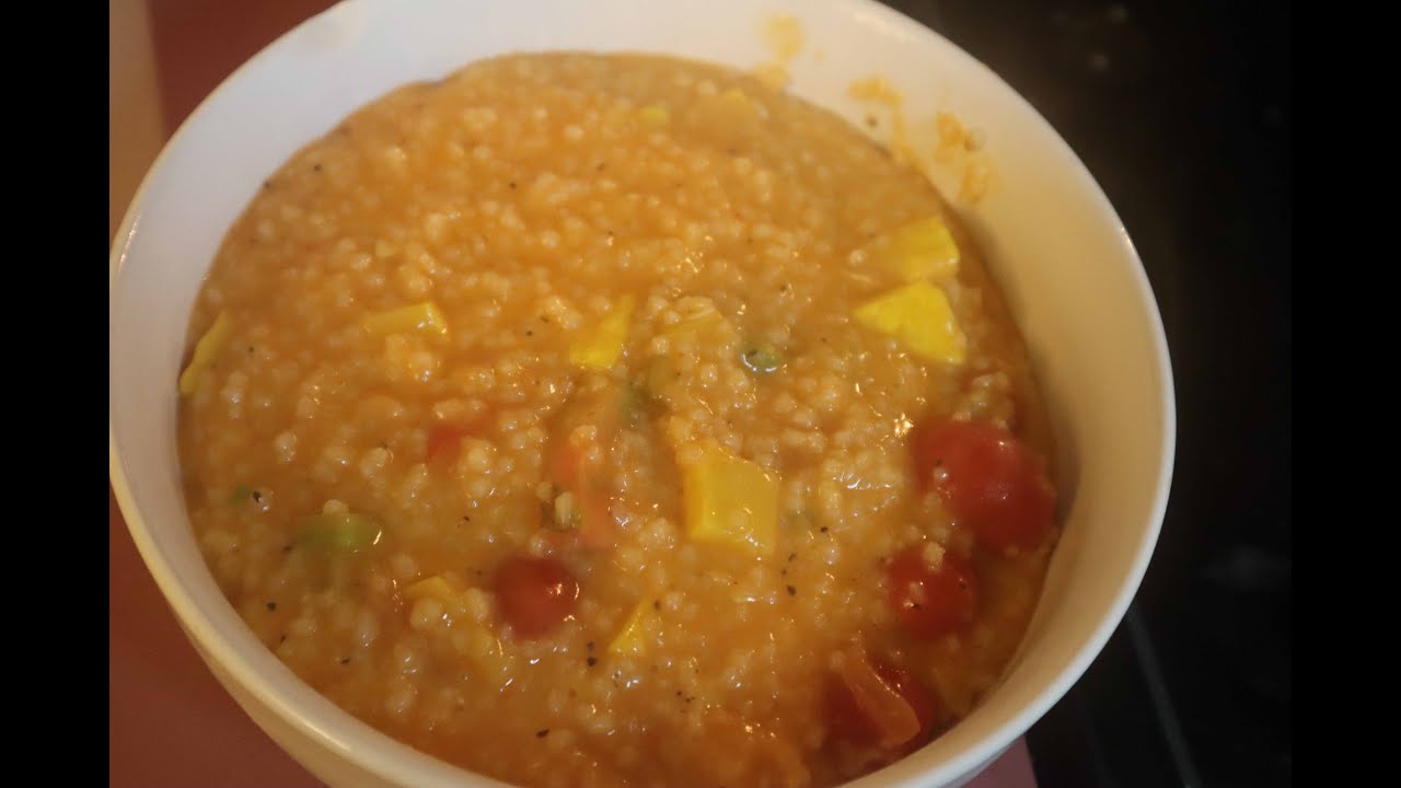 Grits made with Delta Blue Rice White Grits and Summer Vegetables - YouTube