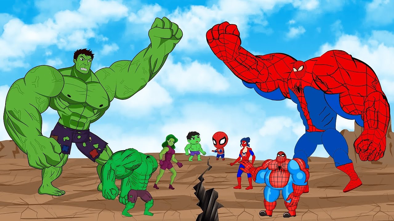 Evolution Of HULK Family PREGNANT , SPIDERMAN , BATMAN , SHAZAM : Who ...