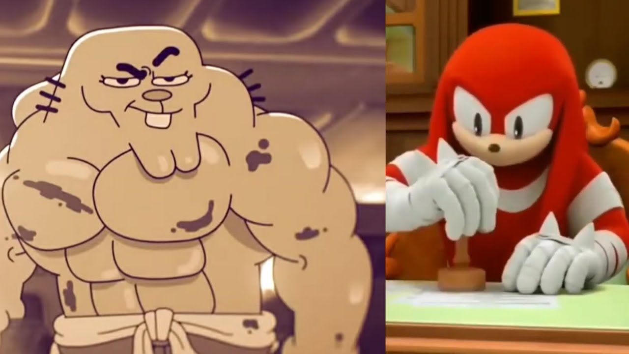 Knuckles rates cartoon dad crushes - YouTube