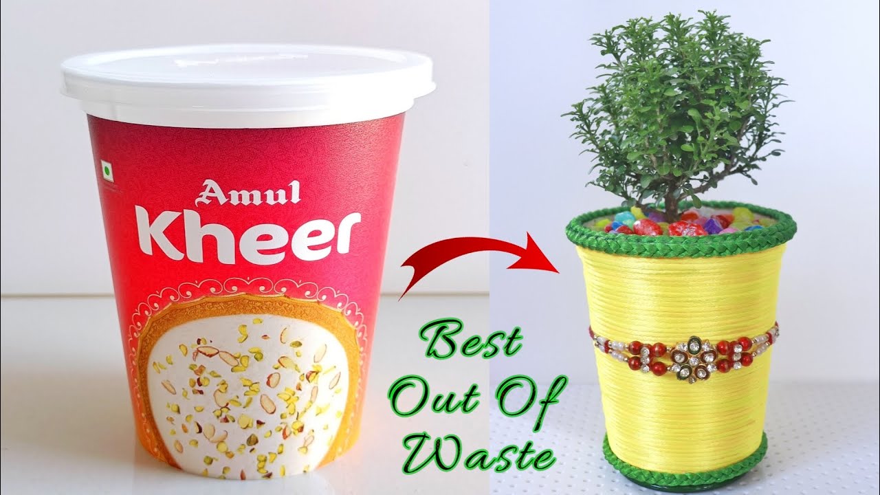 Make Cute Flower Pots From Plastic Container Recycling For Your Garden ...