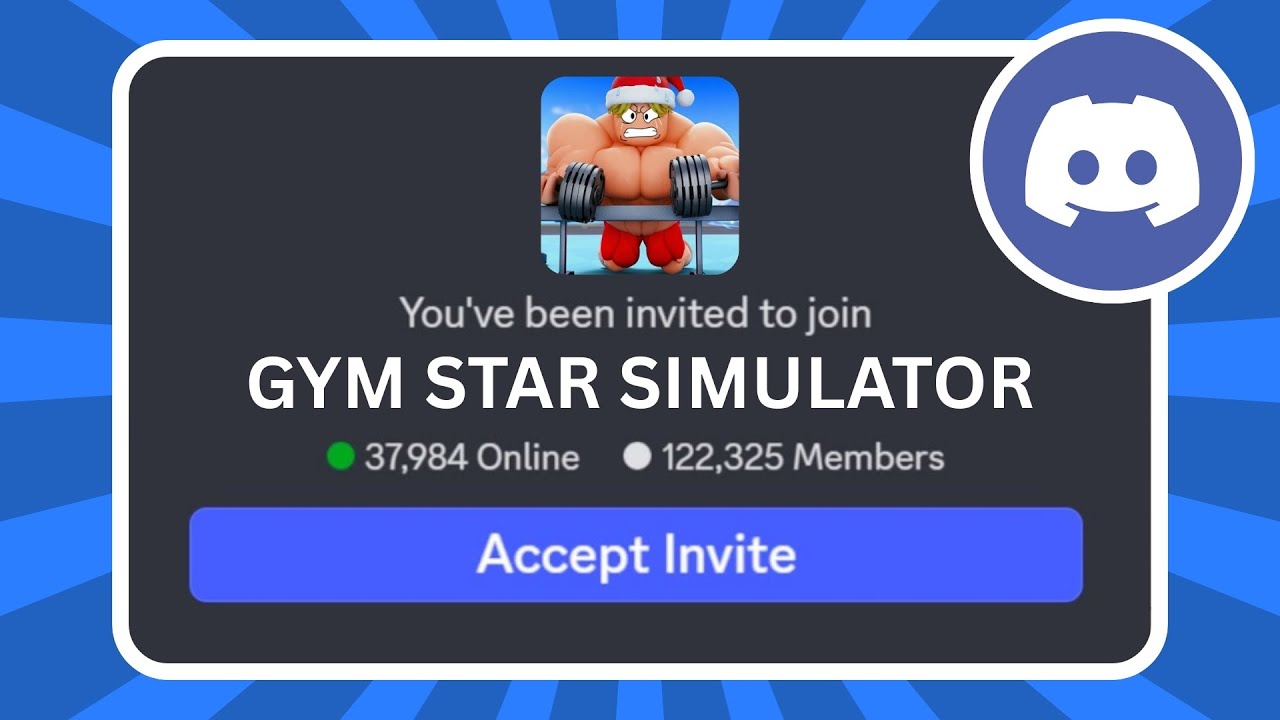 How to Join Gym Star Simulator Discord Server - YouTube