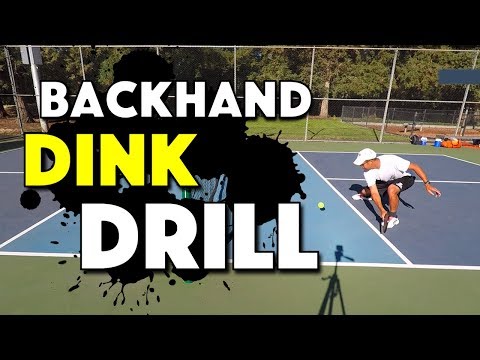A Pickleball Life: Backhand Dink Drill