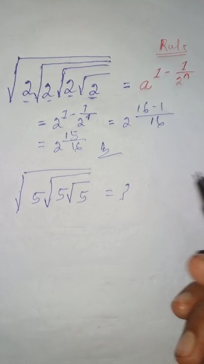 Simplification Math tricks | Square root tricks |finite Series |Simplification short #maths # ...