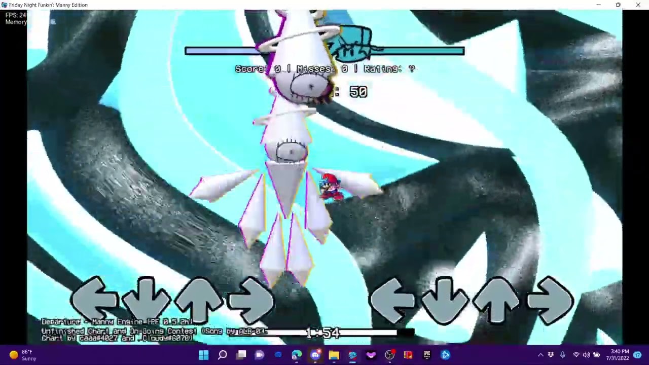 FNF Marathon Week | Departure Conbi Round 2 Preview (Unfinished Chart ...