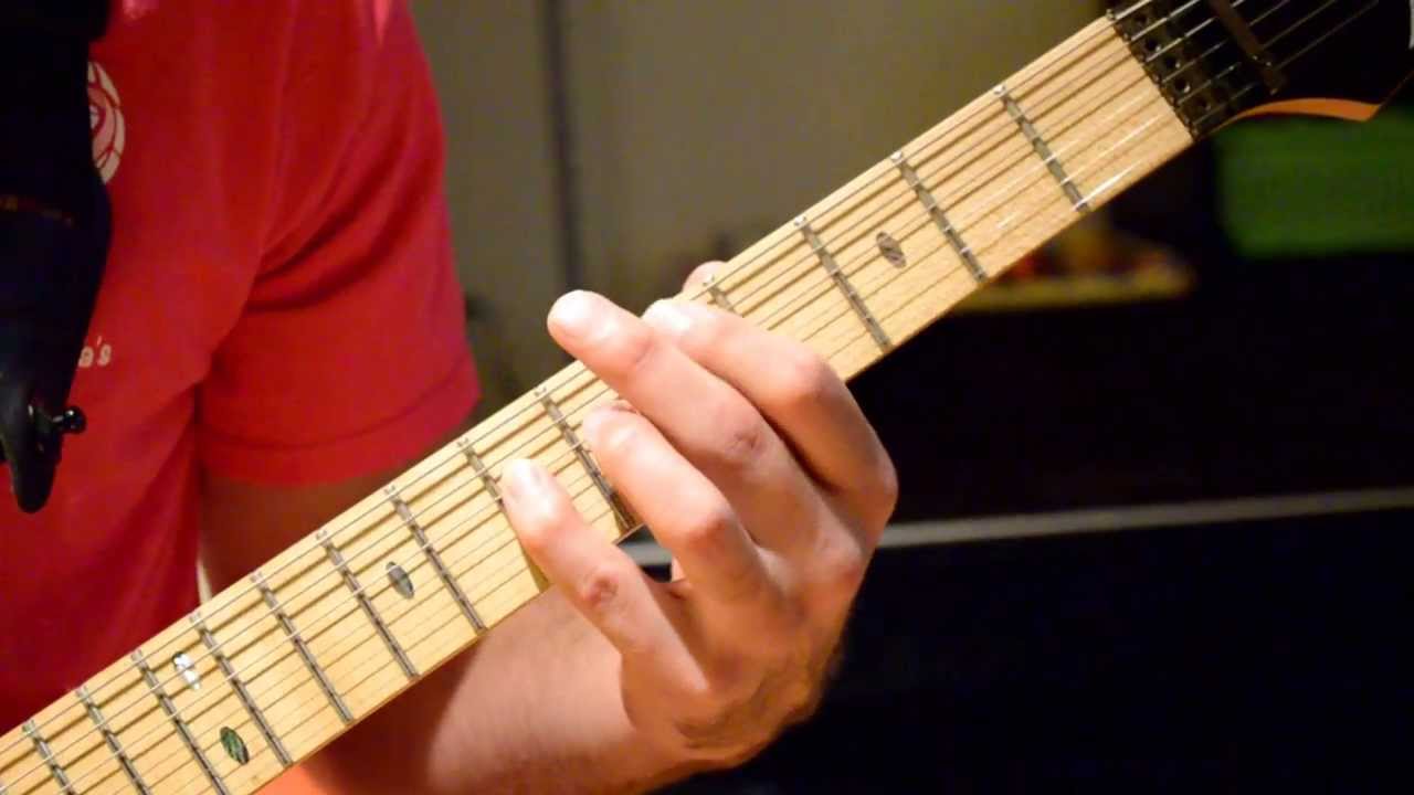 Fret hand muting - YouTube